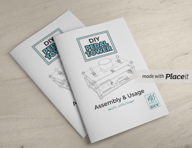 Instruction booklet for DIY Pedal Tower – MAS Effects